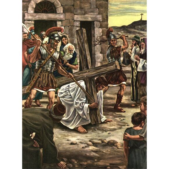 None and/or Unknown | Other | Stations Of The Cross 95s Art Print Retro ...